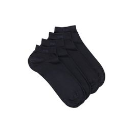 BOSS Herren Sneakersocken "2P AS Colours CC", Gr. 39, blau, Baumwolle, Elasthan, Materialmix, Polyamid, Socken