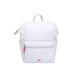 Rucksack Tamaris "Rucksack TAS Kora", Herren, Gr. B/H/T: 38cm x 31cm x 10cm, grau (lightgrau 810), Polyester, Rucks&auml;cke Rucksack
