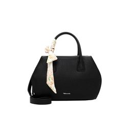 Shopper Tamaris "Shopper TAS Karolin", Damen, Gr. B/H/T: 32cm x 22cm x 11cm 0, schwarz (schwarz 100), Polyurethan, Taschen Shopper