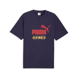 Puma T-Shirt "FUTURE.Puma.ARCHIVE King Relaxed T-Shirt Erwachsene", blau, Gr. S, Obermaterial: 100% Baumwolle. Rippe: 80% Baumwolle, 20% Polyester,