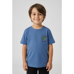 T-Shirt name it "NMMBENNA SS NREG TOP BOX PB", Jungen, Gr. 98, star sapphire, Jersey, Obermaterial: 100% Baumwolle, bedruckt, unifarben, normal normal, Rundhals, Shirts T-Shirt