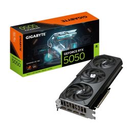 Gigabyte Grafikkarte "GeForce RTX 5050 GAMING OC 8G Grafikkarte - 8GB GDDR6, 128bit, PCI-E 5", schwarz (ohne farbbezeichnung), Grafikkarten
