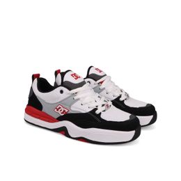 Sneaker DC Shoes "DC Ascend", Herren, Gr. 10,5 (44), schwarz (schwarz, grau, wei&szlig;), Obermaterial:Obermaterial: Leder (Kuh) / Futter: Textil / Au&szlig;ensohle: Gummi;, Schuhe Sneaker