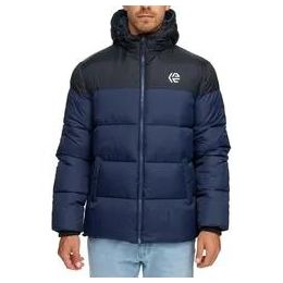 Steppjacke INDICODE "INAlanin", Herren, Gr. L, blau (navy), Web, Obermaterial: 100% Polyester, regular fit, Jacken Steppjacke