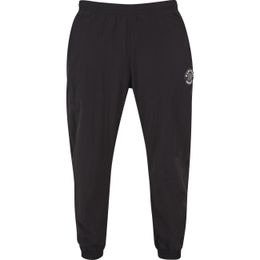 Stoffhose Karl Kani "Karl Kani Herren KM241-046-2 Karl Kani OG Trackpants", Herren, Gr. S, US-Gr&ouml;&szlig;en, schwarz, 100% Polyamid, normal, Hosen Stoffhose