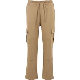 DEF Herren Jogginghose "DEF Herren DEF Active Sweatpants", beige, Gr. L, unifarben, 80% Baumwolle, 20% Polyester, Hosen