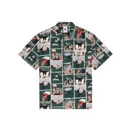 Kurzarmhemd Element "Regular Sb Printed", Herren, Gr. XS, US-Gr&ouml;&szlig;en, snack, Obermaterial: 100% Walkfrottier;, Hemden