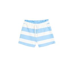 KOTON Shorts M&auml;dchen Gr&ouml;&szlig;e 116/122 blau / wei&szlig;