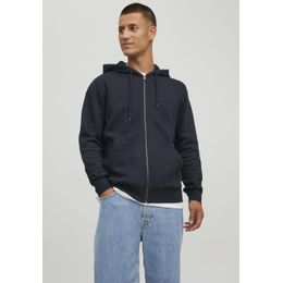 Jack & Jones JACK & JONES Damen Kapuzensweatjacke "JJESTAR Basic Hoodie, Eingrifftaschen und angenehmem Materialmix", schwarz, Gr. L, angeraute Sweatware,