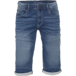 3/4-Hose Casamoda "Casamoda 3/4 - Jeans uni", Herren, Gr. 38, Normalgr&ouml;&szlig;en, blau (mittelblau), 90% Baumwolle, 9% Polyester, 1% Elasthan, Hosen
