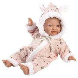 Babypuppe LLORENS "Babypuppe mit Overall, 32 cm", wei&szlig;, neutral, Puppen, BabyH:32cm, Vinyl, H:32cm