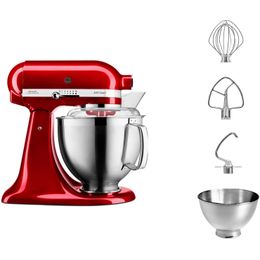 KitchenAid K&uuml;chenmaschine "Artisan 5KSM185PSECA", rot (candy apple), B:24cm H:36cm T:37cm, K&uuml;chenmaschinen, K&uuml;chenmaschine