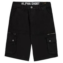 Shorts Alpha Industries "Alpha Short", Herren, Gr. 36, Normalgr&ouml;&szlig;en, schwarz, Obermaterial: 100% Baumwolle, Hosen Shorts