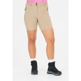 Shorts WHISTLER "LALA", Damen, Gr. 48, EURO-Gr&ouml;&szlig;en, natur, 92% Polyester, 8% Elasthan, mehrfarbig, kurz, Hosen Shorts, mit extra komfortablem Funktionsstretch
