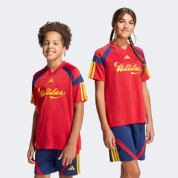 Jungen T-Shirt "J HOT TEE"team power rot 2, crew gelb, dunkelblau, Gr. 176, adidas Sportswear, Obermaterial: 100% Polyester, Shirts