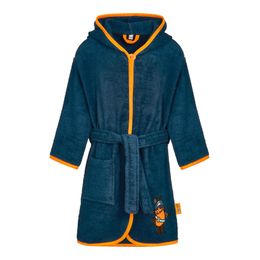 Playshoes Bademantel 'DIE MAUS PIRAT' Jungen Gr&ouml;&szlig;e 98/104 marine / schoko / orange