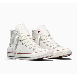 Sneaker Converse "CHUCK TAYLOR ALL STAR", Damen, Gr. 40, vintage wei&szlig;, egret, days ahead, Textil, Schuhe Sneaker, Valentine Love Edition