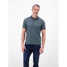Poloshirt Lerros "Unifarbenes Poloshirt in Piqu&eacute;-Qualit&auml;t", Herren, Gr. XL, gr&uuml;n (classic navy), 52% Baumwolle, 48% Polyester, ohne Ausschnitt, Shirts, Herren Polo Kurzarm, Kragen mit Knopfleiste, Pflegeleicht, Einfarbig