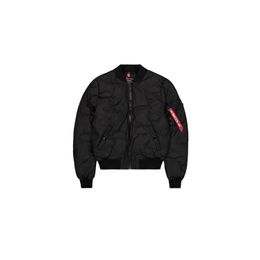 Herren Winterjacke "MA-1 Emb. Logo Puffer", schwarz, Gr. XXXL, Alpha Industries, Obermaterial: 100% Polyester. Futter: 100% Polyester. F&uuml;llung: 100%