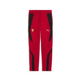 Puma M&auml;dchen Sporthose "Scuderia Ferrari Hose Jugendliche"rosso corsa rot, Gr. 152, unifarben, Obermaterial: 32% Polyester, 68% Baumwolle; Einsatz: