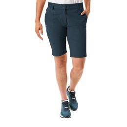 Trekkingshorts Vaude "WOMEN'S FARLEY STRETCH SHORTS II", Damen, Gr. 40, N-Gr, schwarz sea, Obermaterial: 89% Polyamid, 11% Elasthan, Hosen, f&uuml;r Outdoor-Aktivit&auml;ten, aus Polyamid und Elasthan, schnelltrocknend
