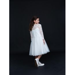 DANAMADE M&auml;dchen Partykleid "DANAMADE Dresses DNENA", wei&szlig;, Gr. 92, Oberstoff: 100% Polyester / Futter: 100% Polyester, Kleider