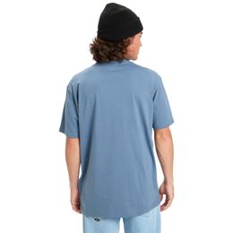 T-Shirt Quiksilver "Ev Mini Logo", Herren, Gr. L, blau (china blau), Obermaterial: 70% Walkfrottier, 30% Walkfrottier;, Shirts T-Shirt