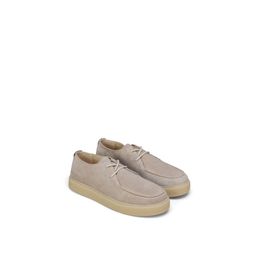 Marc O'Polo MARC O'POLO Damen Schn&uuml;rschuh "Zen", Gr. 42helltaupe, Veloursleder, unifarben, Schuhe, Halbschuh, Freizeitschuh, Sneaker mit Memory Foam
