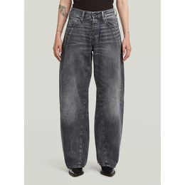 G-Star Raw Regular-fit-Jeans G-STAR "Contor Barrel Wide Jeans", Damen, Gr. 30, L&auml;nge 34, faded scoria grau, Obermaterial: 100% Baumwolle, Jeans