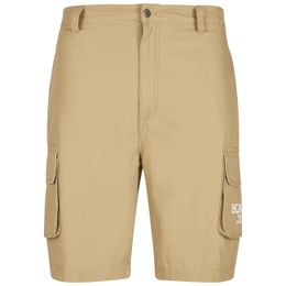 Cargoshorts Karl Kani "Karl Kani Herren Retro Washed Cargo Shorts", Herren, Gr. XS, US-Gr&ouml;&szlig;en, sand, 100% Baumwolle, unifarben, normal, Hosen