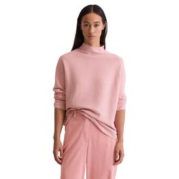 Marc O'Polo Strickpullover MARC O'POLO "aus softer Bio-Baumwolle", Damen, Gr. L, natural rose, Obermaterial: 100% Baumwolle, unifarben, Pullover Strickpullover