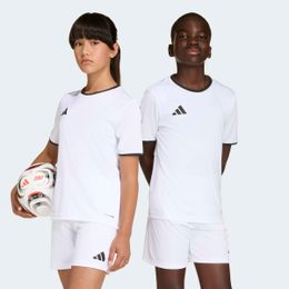 Fu&szlig;balltrikot adidas Performance "ENTRADA26 TRIKOT KIDS", Jungen, Gr. 152, wei&szlig;, schwarz, Obermaterial: 100% Polyester, Rundhals, Trikots Fu&szlig;balltrikot