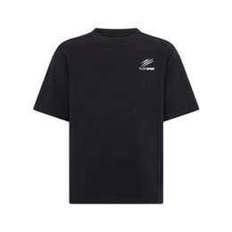 Plein Sport Herren T-Shirt "Pique Round Neck T-Shirt Icon"02, schwarz, Gr. XL, Obermaterial: 59% Baumwolle, 35% Polyester, 6% Elasthan, Shirts