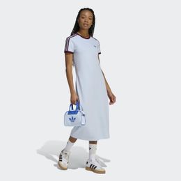 Damen Shirtkleid "3-STREIFEN, SCHMAL", wei&szlig;, Gr. S, adidas originals, Obermaterial: 93% Baumwolle, 7% Elasthan, Kleider