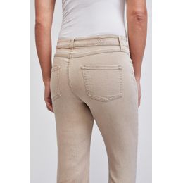 WONDERJEANS Damen 7/8-Jeans, beige, Gr. 34, Denim/Jeans, Obermaterial: 88% Baumwolle, 10% Polyester, 2% Elasthan, Jeans, Figurschmeichelnder