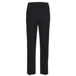 GOLDNER Damen Schlupfhose "Kurzgr&ouml;&szlig;e Rippenhose mit Biesen", schwarz, Gr. 21, Obermaterial: 100% Polyester COOLMAX PES(Coolmax)., Hosen, Ohne