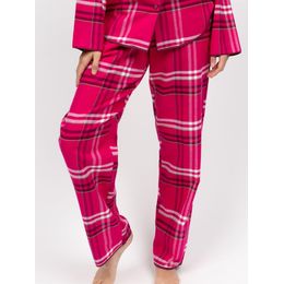 Cyberjammies Pyjamahose Damen Gr&ouml;&szlig;e 7XL pink / bordeaux / wei&szlig; Winterkleid