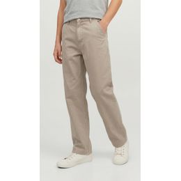 Jack & Jones Kinder 5-Pocket-Hose "JPSTALEX RAYE WORKER PANT SN JNR"string, Gr. 134, JACK & JONES JUNIOR, unifarben, Web, Obermaterial: 100% Baumwolle, Hosen