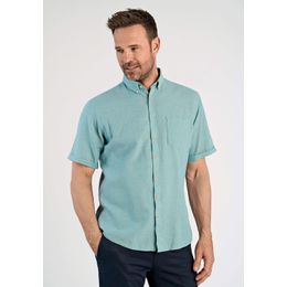 JACK'S INN 54 Leinenhemd JACK&rsquo;S "Leinenhemd Regular Fit", Herren, Gr. M, Normalgr&ouml;&szlig;en, soft gr&uuml;n, Obermaterial: 55% Leinen, 45% Baumwolle, Hemden