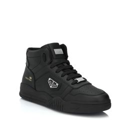 Sneaker Philipp Plein "Street", Herren, Gr. 39, Normalschaft, 0202, schwarz, schwarz, Schuhe Sneaker