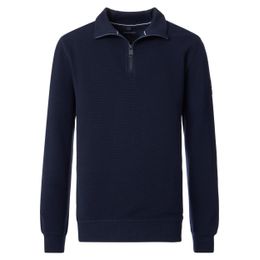 Sweatshirt Casamoda "Casamoda Sweattroyer uni", Herren, Gr. XL, 108 blau, 95% Baumwolle, 5% Elasthan, Sweatshirts Sweatshirt