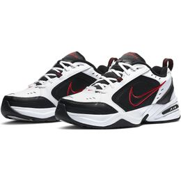 Sneaker Nike "AIR MONARCH IV", Herren, Gr. 45, schwarz-wei&szlig; (wei&szlig;, schwarz), Leder, Synthetik, Textil, Schuhe Sneaker, Topseller