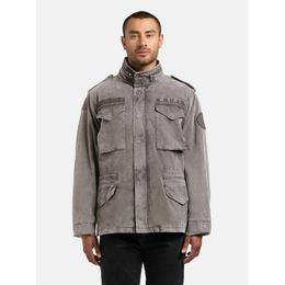 Khujo Herren Funktionsjacke "Gene"slate grau, Gr. XXL, Obermaterial: 100% Baumwolle. Innenfutter: 100% Baumwolle, Jacken, &Uuml;bergangsparka mit