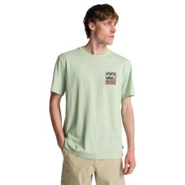 T-Shirt Billabong "Stamp", Herren, Gr. L, vintage gr&uuml;n, Obermaterial: 100% Walkfrottier;, Shirts T-Shirt