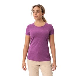 Funktionsshirt Vaude "WOMEN'S ESSENTIAL T-SHIRT", Damen, Gr. 36, magenta, Obermaterial: 100% Polyester, slim fit normal, Rundhals, Shirts Funktionsshirt, Slim fit Passform, Kurzarm, f&uuml;r Trekking und Wandern