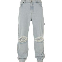 Bequeme Jeans Karl Kani "Karl Kani Herren", Herren, Gr. 34, Normalgr&ouml;&szlig;en, bleached blau, 100% Baumwolle, unifarben, normal, Jeans