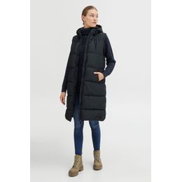oxmo Damen Longweste "Longweste OXSolice", schwarz, Gr. S, Obermaterial: 100% Polyester PES., Westen