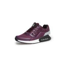 Sneaker SOCCX, Damen, Gr. 37, night plum, Leder, Synthetik, Textil, mehrfarbig, Schuhe Sneaker, mit Wechselfu&szlig;bett