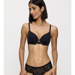B&uuml;gel-BH Triumph "Amourette Charm WHP01", Damen, Gr. 75, Cup C, schwarz, Microtouch, Obermaterial: 58% Polyamid, 25% Polyester, 17% Elasthan, unifarben, BHs B&uuml;gel-BH, mit Stretch-Spitze und nahtlos vorgeformten Cups