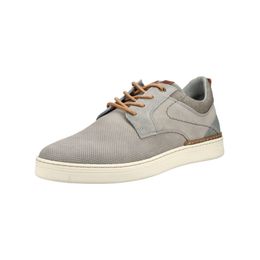 Sneaker Bullboxer "Bullboxer Sneaker Leder/Textil", Herren, Gr. 46, grau, Leder, Textil, Schuhe Sneaker